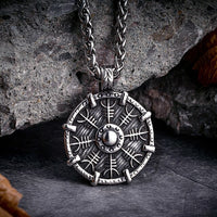 Viking Necklace - Aegishjalmur Shield - Valhalla Vikings