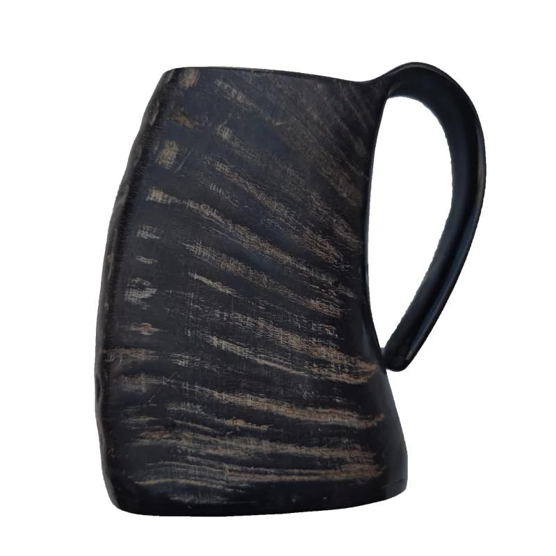 Viking Horn Tankard Handcrafted From Real Buffalo Horn - 500ml ...