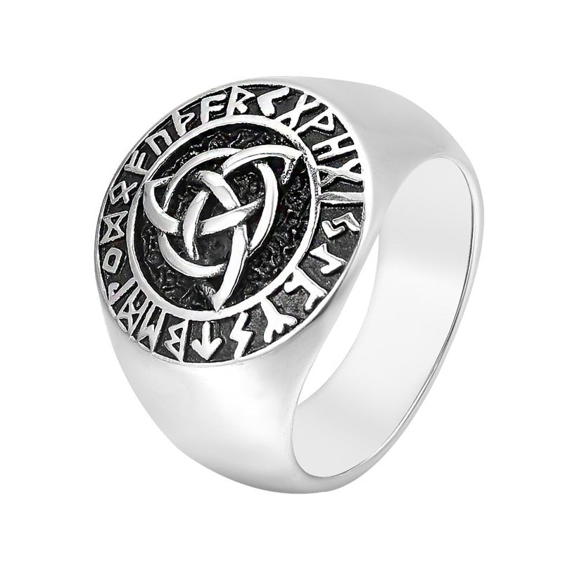 Viking Ring - Trinity Knot Runes - Valhalla Vikings