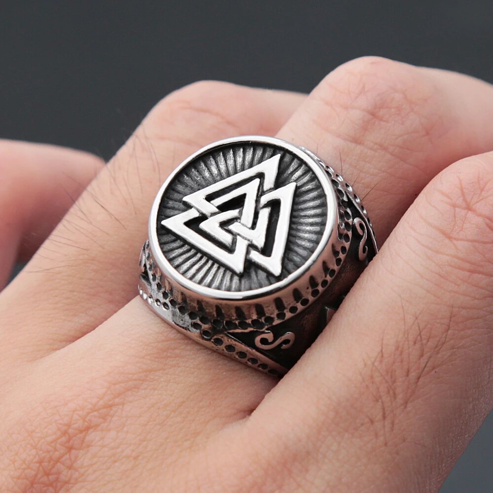 Viking Ring - Bronze Valknut – Valhalla Vikings