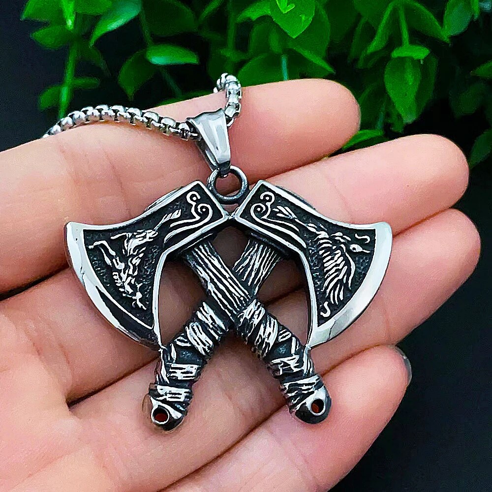 Viking Axe Pendant Necklace - Valhalla Vikings