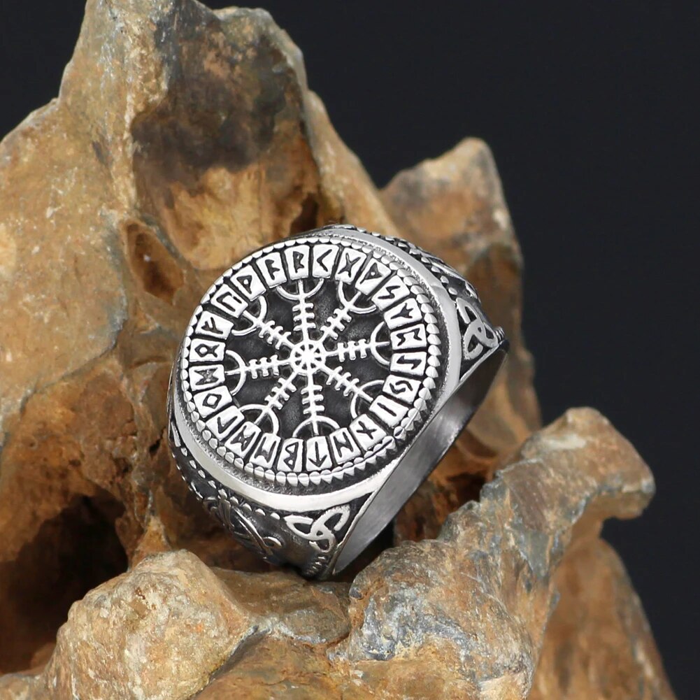 Viking Ring - Aegishjalmur Knots - Valhalla Vikings