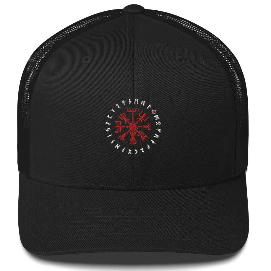 Viking Trucker Cap With The Vegvisir Symbol – Valhalla Vikings