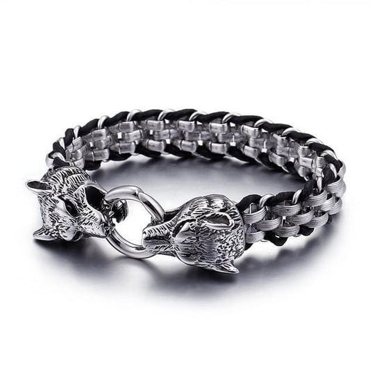 Viking Bracelet - Skoll & Hati Wolves – Valhalla Vikings