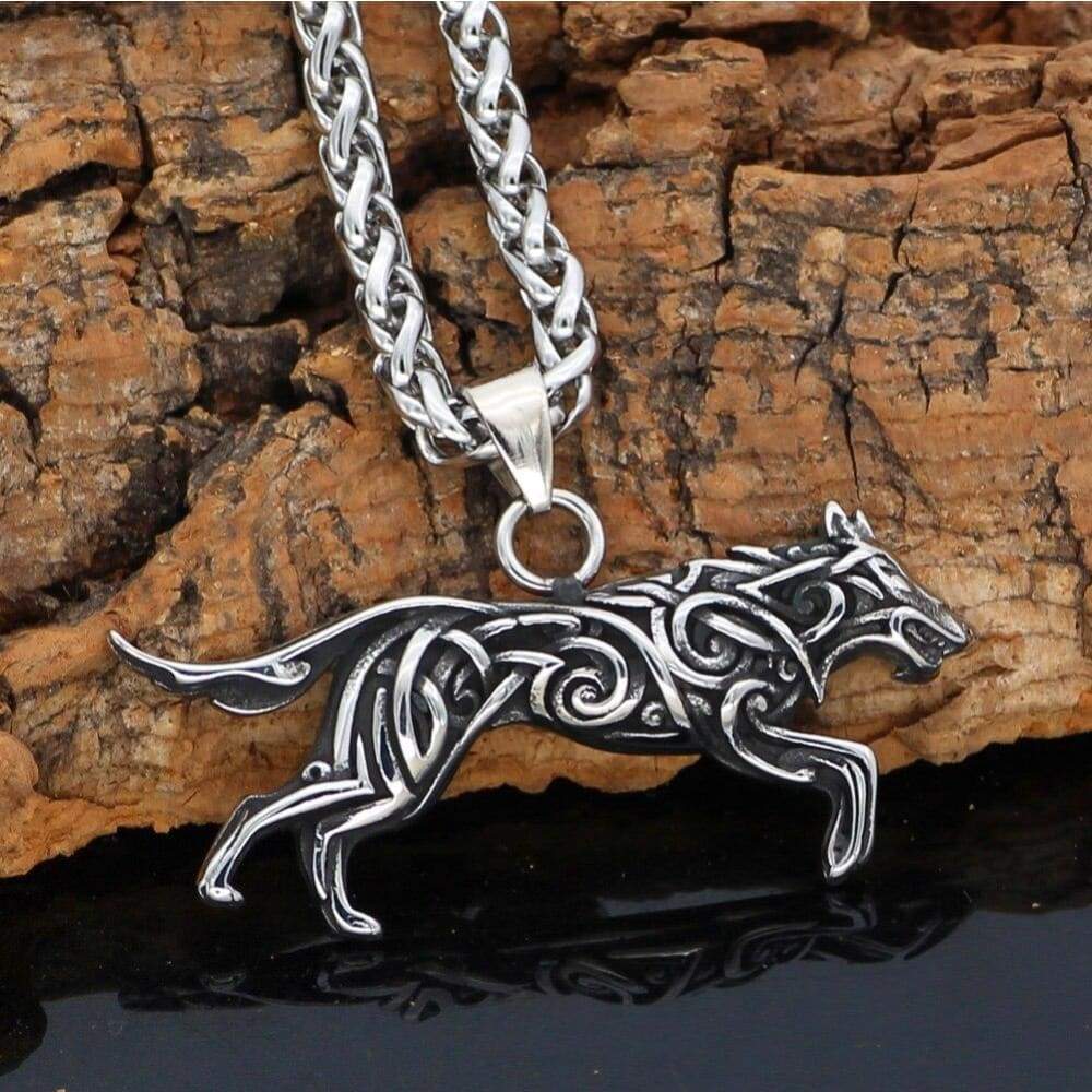 Viking Necklace - Fenrir Knotted – Valhalla Vikings