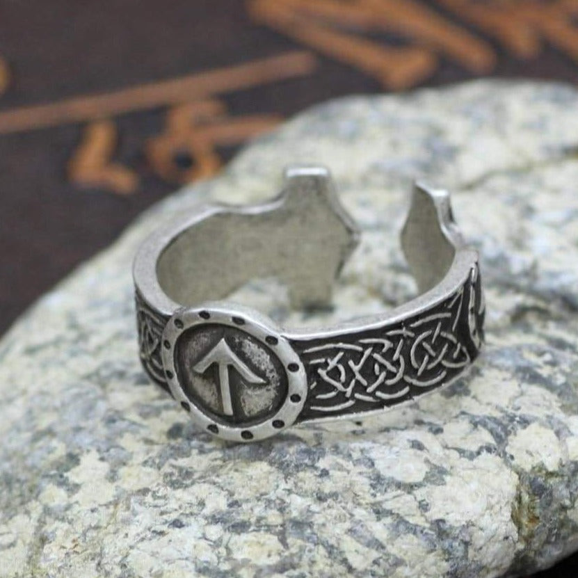 Viking Ring - Tiwaz Rune - Valhalla Vikings