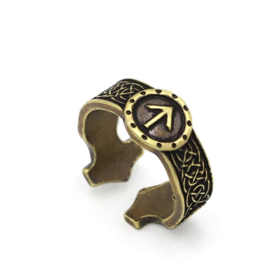 Viking Ring - Tiwaz Rune - Valhalla Vikings